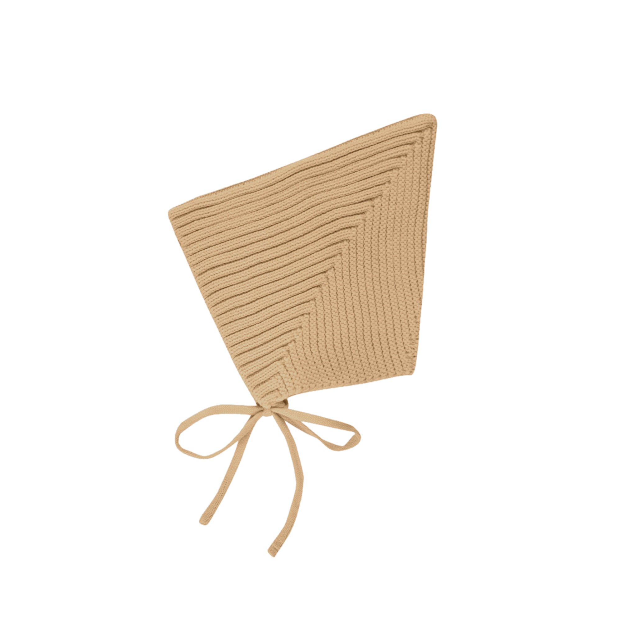 Biscuit Triangle Rib Bonnet – Pippin Childrenswear
